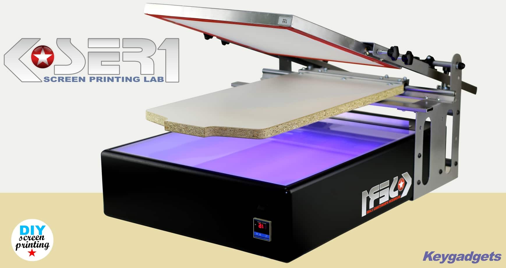 Screen Printing Machine K-SER 1 Evo - Compact Professional Press